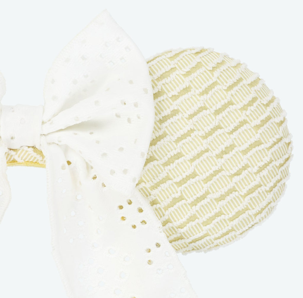 Pre-Order Tokyo Disney Resort 2025 Headband Lace White TDR JAPAN Ears ...