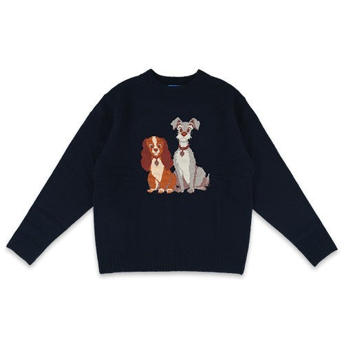 Pre-Order Tokyo Disney Resort 2025 Lady & The Tramp Knit Sweater Big S ...