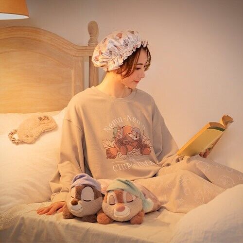 Pre-Order Tokyo Disney Resort 2024 Chip & Dale Sleeping Head Night Cap ...