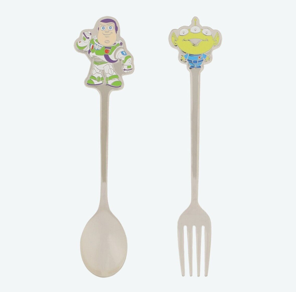 Pre-Order Tokyo Disney Resort Cutlery Spoon Fork Set Buzz & Alien Toy ...
