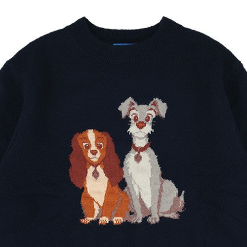 Pre-Order Tokyo Disney Resort 2025 Lady & The Tramp Knit Sweater Big S ...