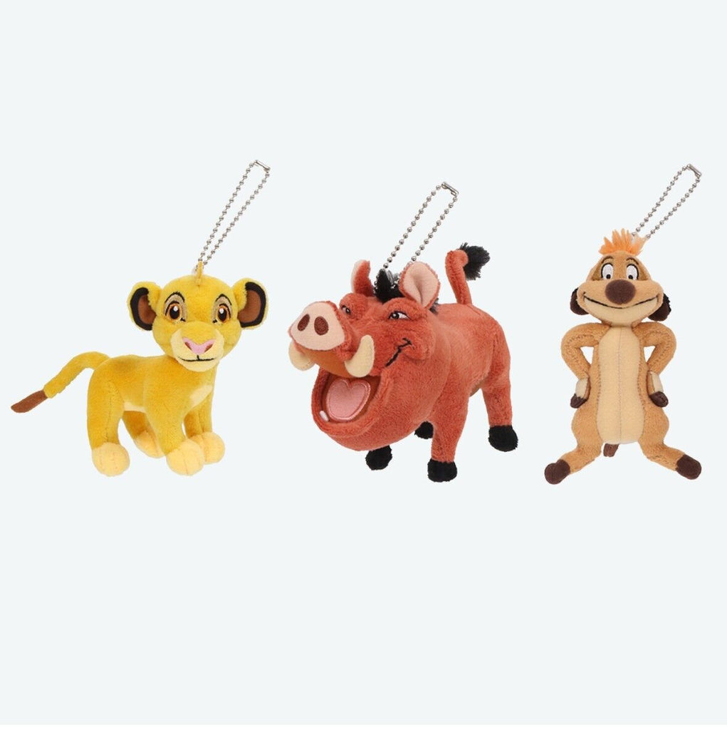 Pre-Order Tokyo Disney Resort 2023 Plush Charm Set Simba Pumbaa Timon ...