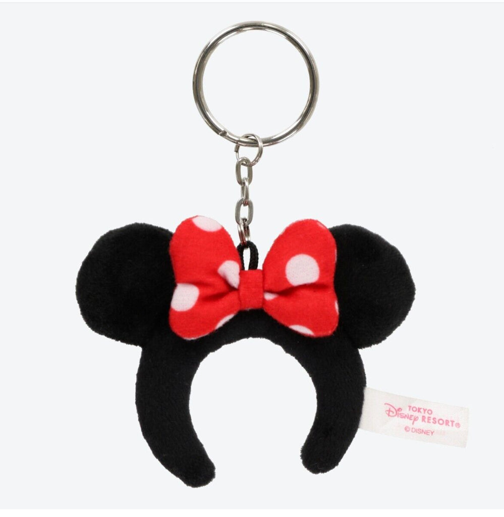 Pre-Order Tokyo Disney Resort Key chain Headband standard Ribbon Minni ...