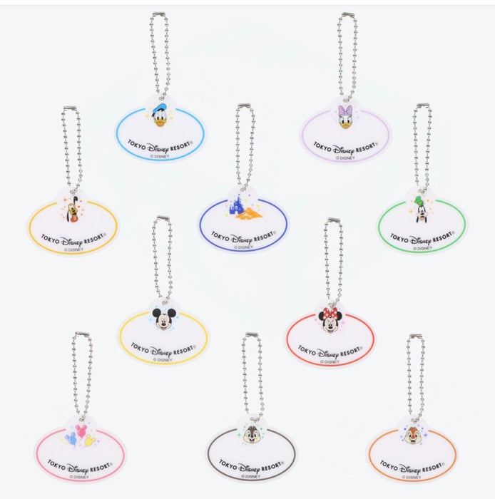 Pre-Order Tokyo Disney Resort Key Chain Like Cast Name Tag 20 PCS ...