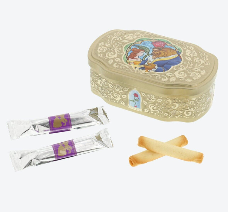 Pre Order Tokyo Disney Resort 2022 Cookie Empty Can Box Beauty & The B ...