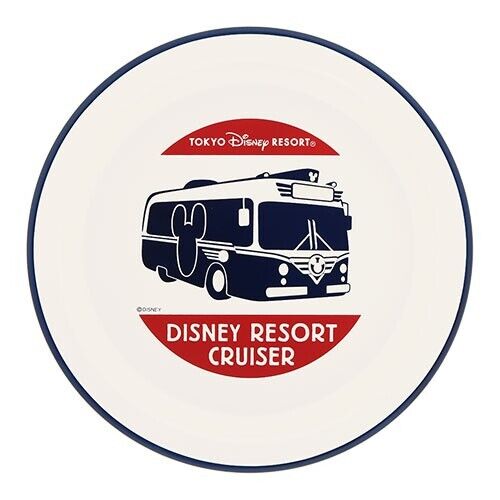 Pre-Order Tokyo Disney Resort 2024 Plate Disney Resort Cruiser Bus — k23japan -Tokyo Disney Shopper-