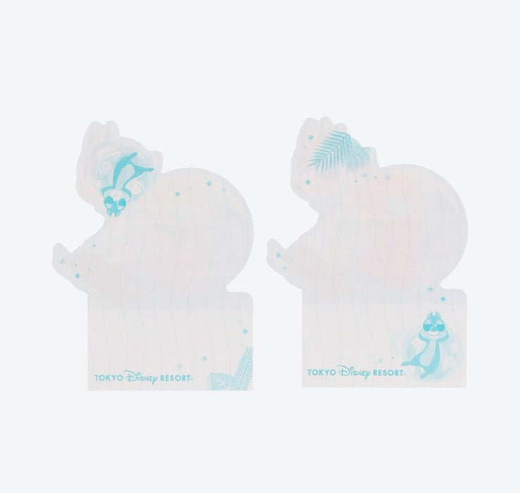 Pre-Order Tokyo Disney Resort Memo 2 PCS SUISUI Summer Chip & Dale — k23japan -Tokyo Disney Shopper-