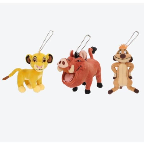 Pre Order Tokyo Disney Resort 2022 Plush Key Chain Simba Timon Pumbaa ...