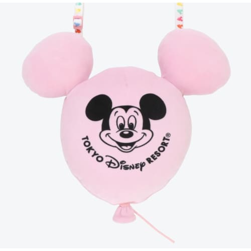 Pre-Order Tokyo Disney Resort Mickey Balloon Pink Plush Shoulder Bag ...